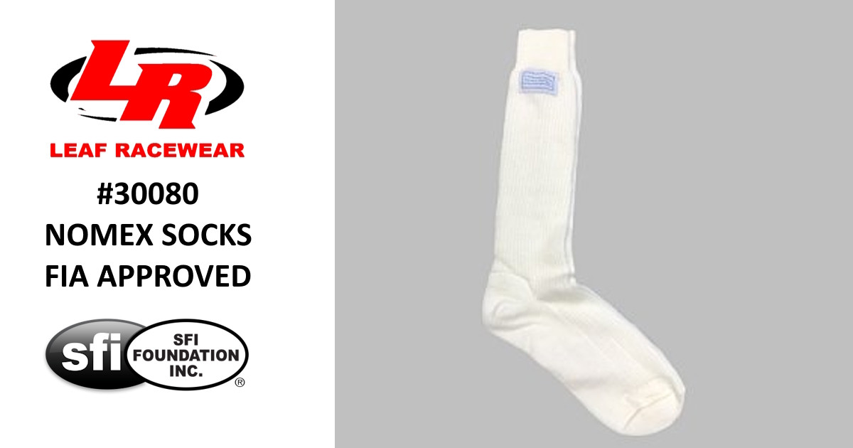 Nomex Socks FIA Approved | Flame-Resistant Racing Socks | Leaf Racewear