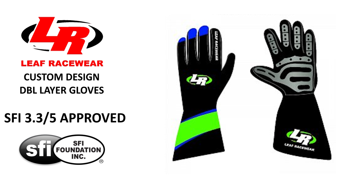 Custom Auto Racing Gloves – SFI 3.3/5 Certified | Leaf Racewear